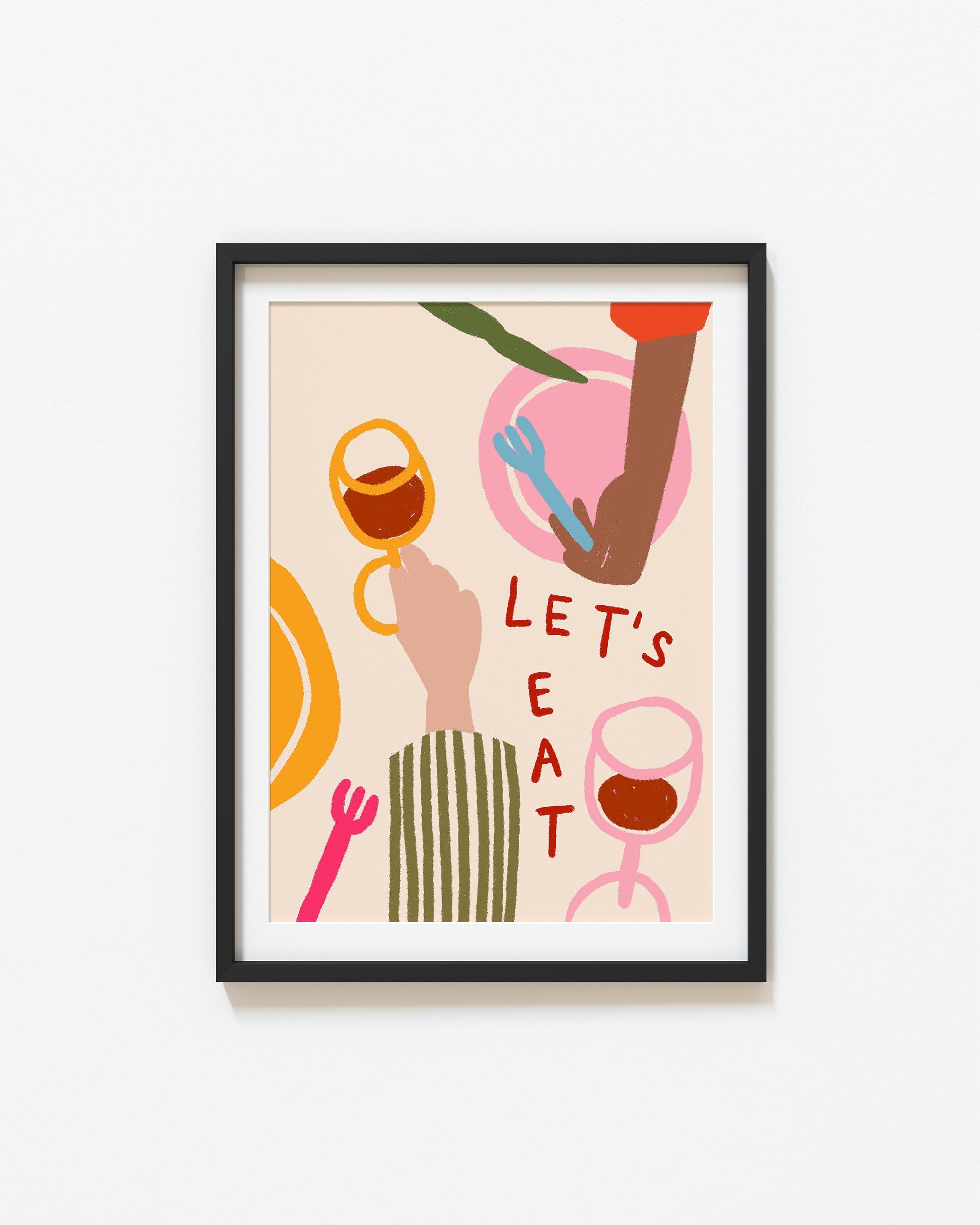 Let's Eat | Dining Room Poster | UNFRAMED – SimplyExtraJordanary